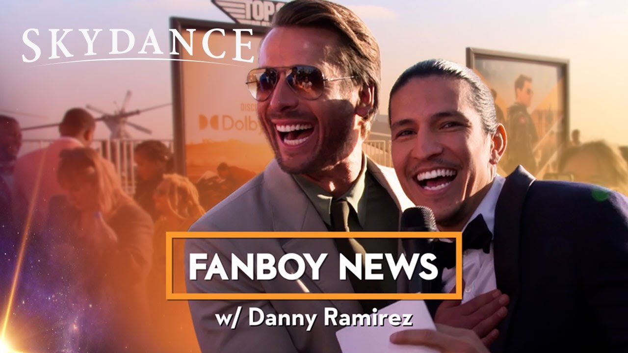 Skydance | Danny Ramirez Interviews Co-Star Glen Powell | Top Gun ...