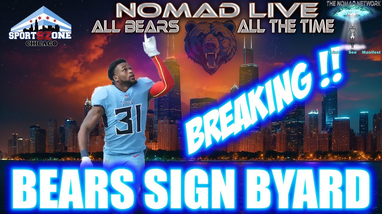 Nomad Live - BREAKING NEWS !! - Bears Sign Kevin Byard - YouTube