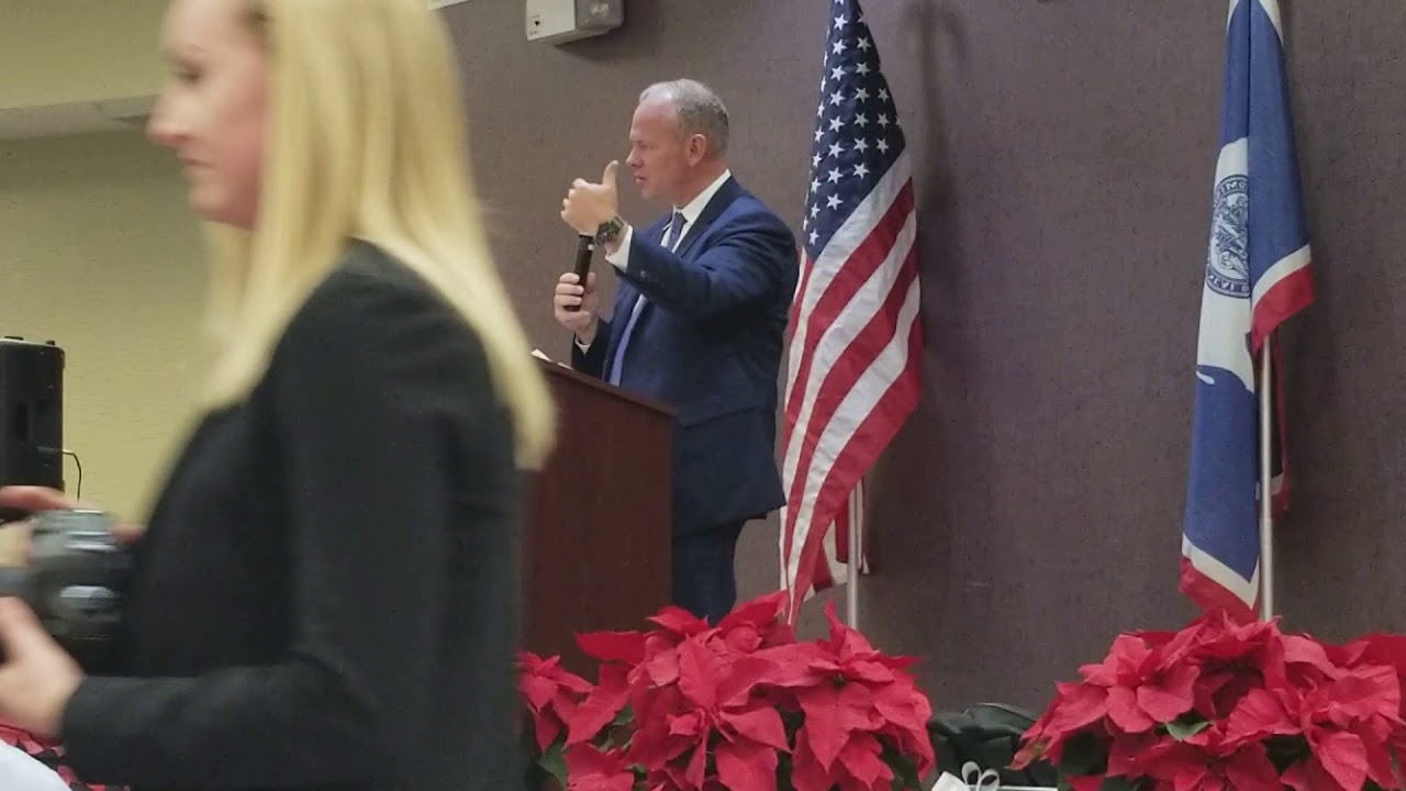 Wyoming Governor Matt Mead Speaks at Rock Springs Chamber Luncheon ...