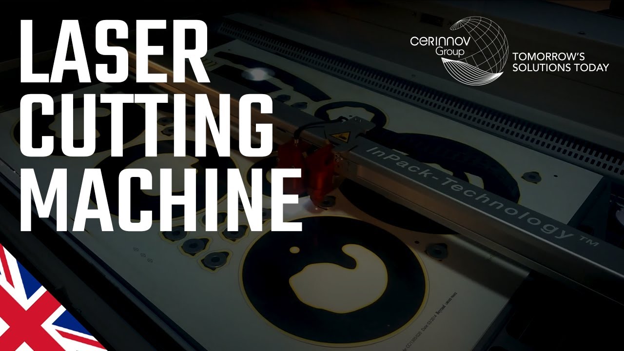 Laser cutting machine for decal application - YouTube