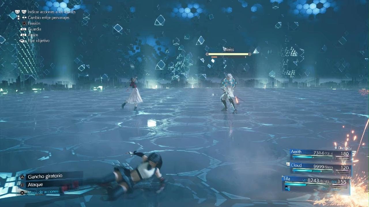 Final Fantasy VII Remake: Integrade (DLC) - Weiss Secret Boss Fight ...