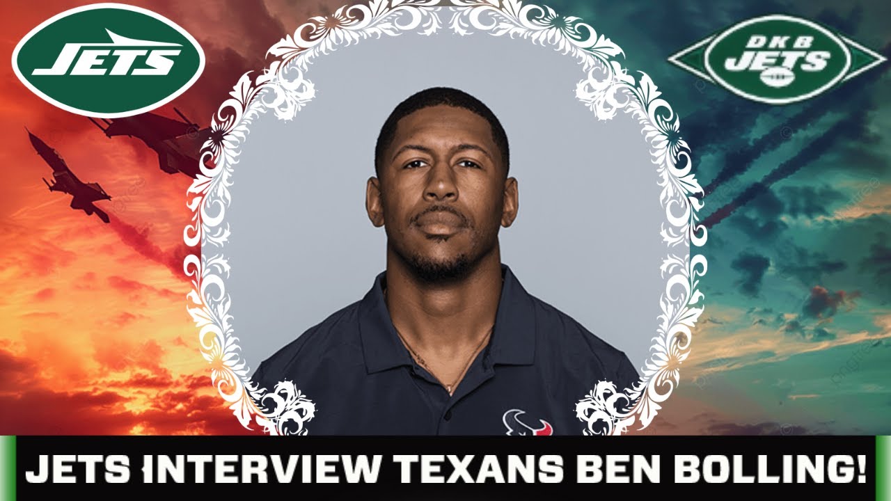 Jets Targeting UPCOMING Texans Linebacker Coach Ben Bolling For Same ...