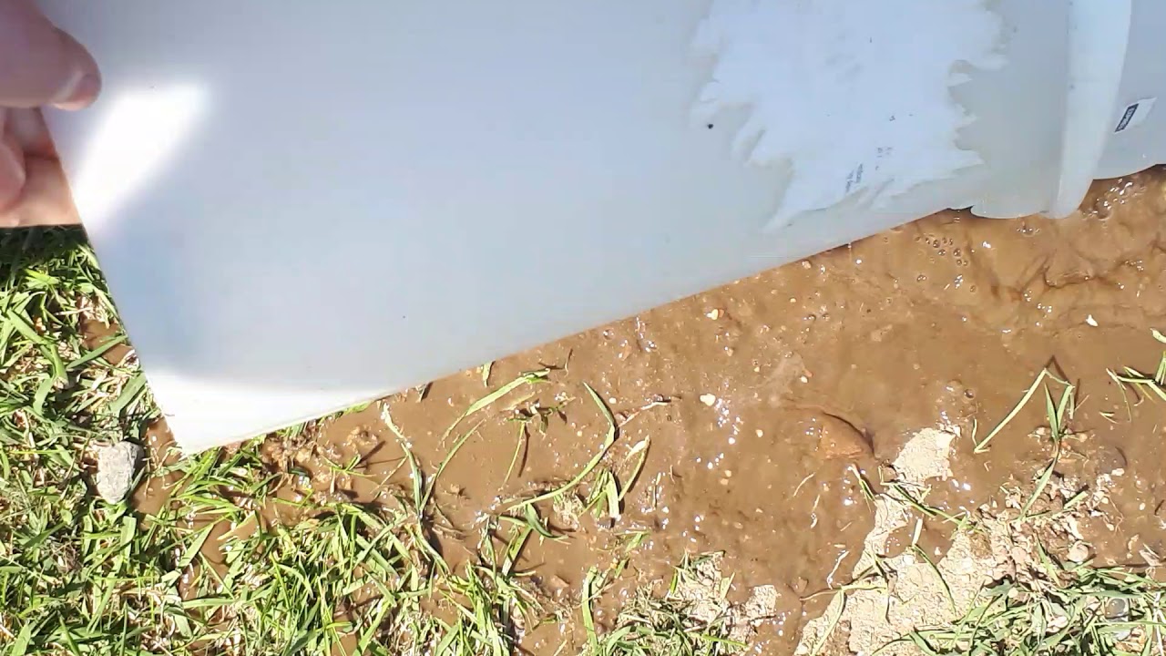 Flooding Gopher holes with water. - YouTube