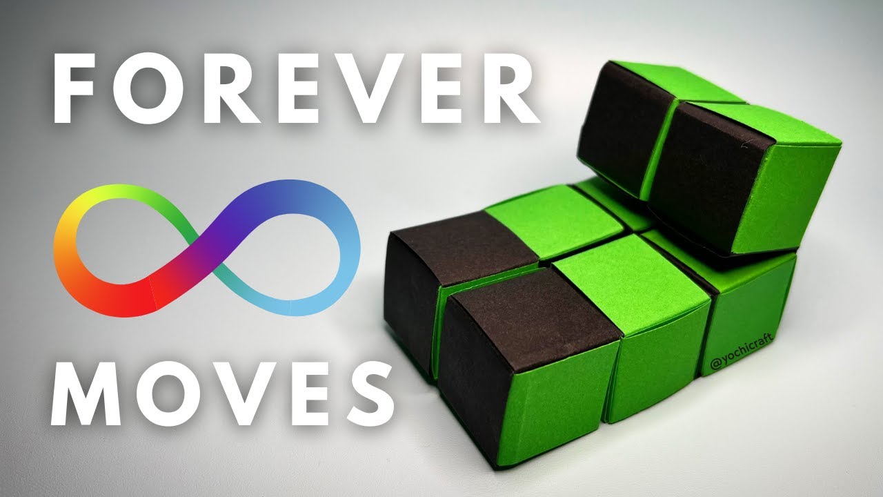 How to make origami fidget infinity cube Origami Fidget Toys Tutorial ...