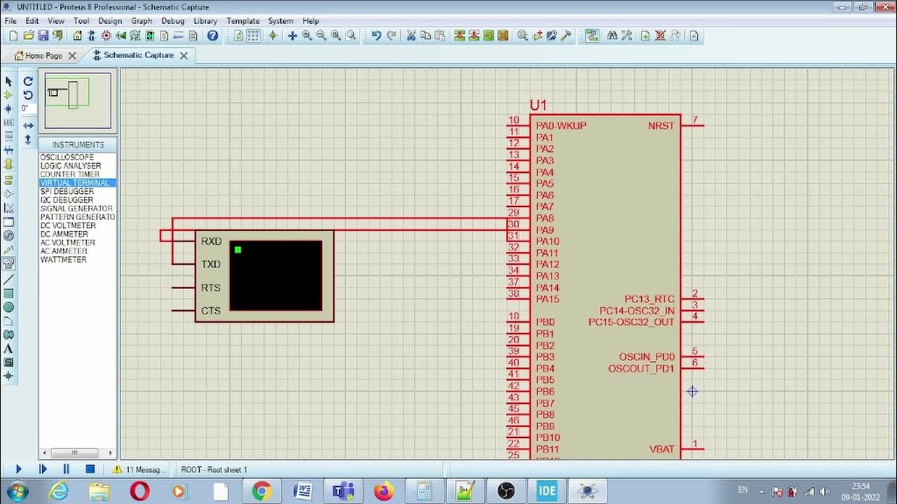 STM32 in Hindi : USART/UART TX/RX Coding using STM32CUBE IDE - YouTube