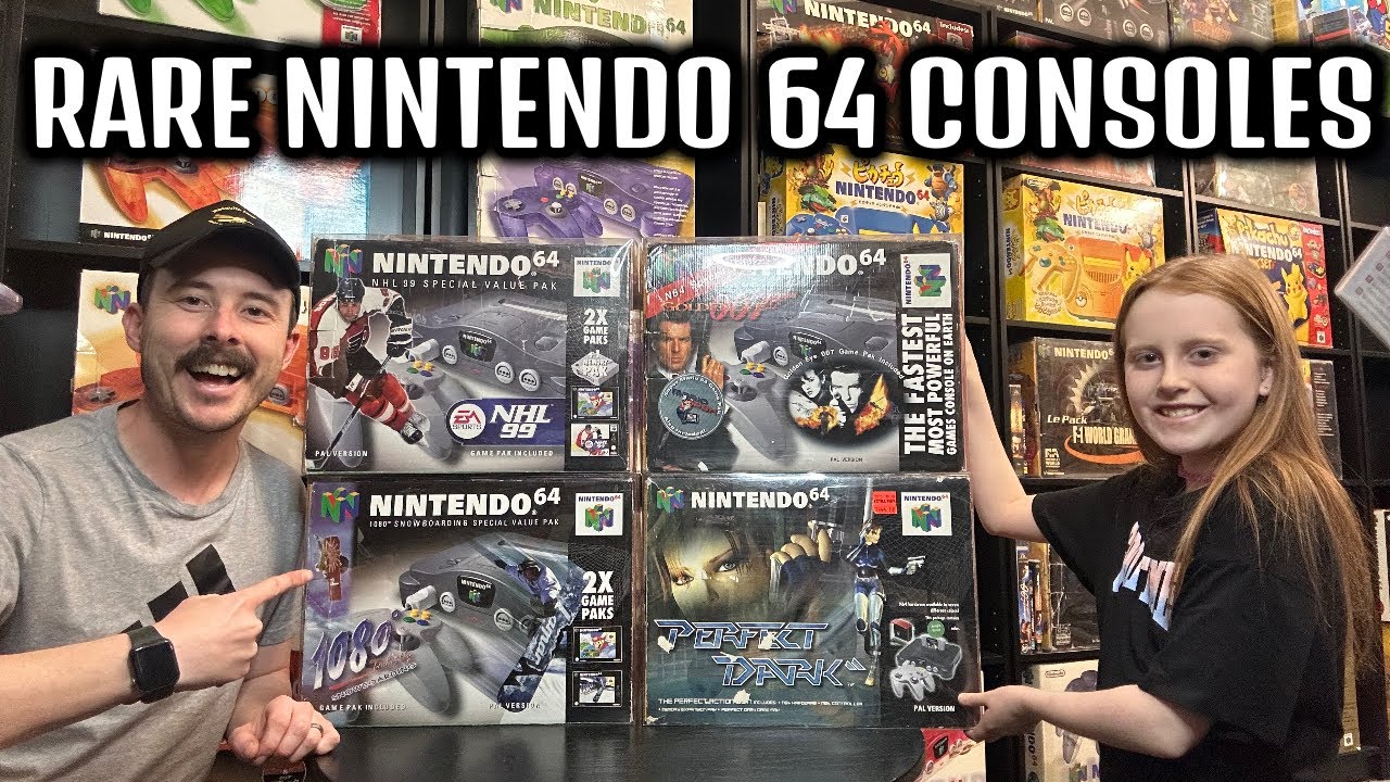 *RARE* Nintendo 64 Consoles from Scandinavia - YouTube