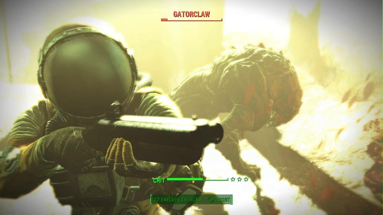 Fallout 4 - Gatorclaw Encounter - YouTube