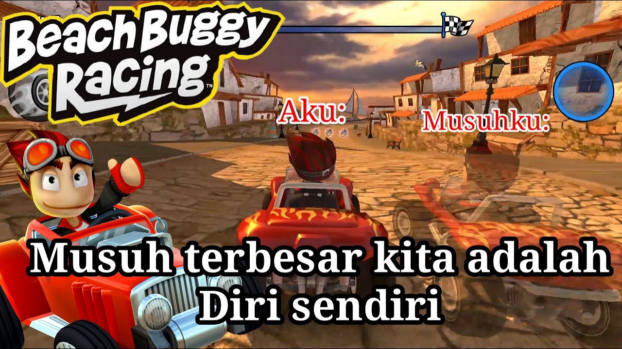 Game Mobil Balap Pantai | Melawan Diri Sendiri - YouTube