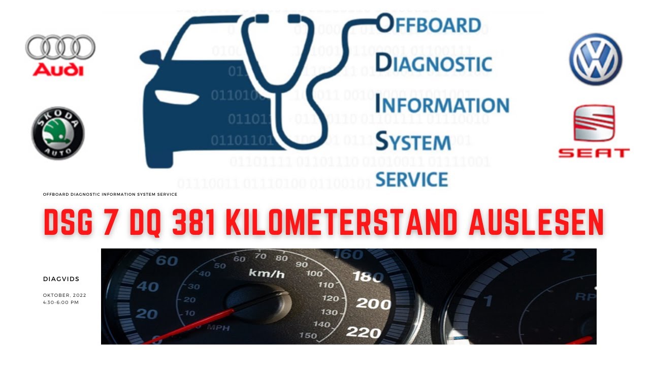 Kilometerstand auslesen 7 Gang DSG | DQ 381 | VW Passat | Audi Q2 ...