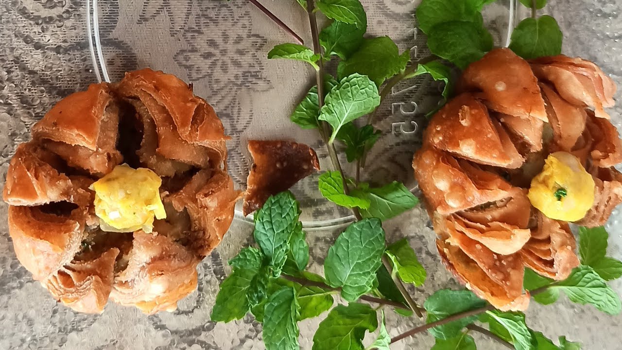 How to make easy flower samosha/different 🌺🌻🌹🌷flower samosha// - YouTube