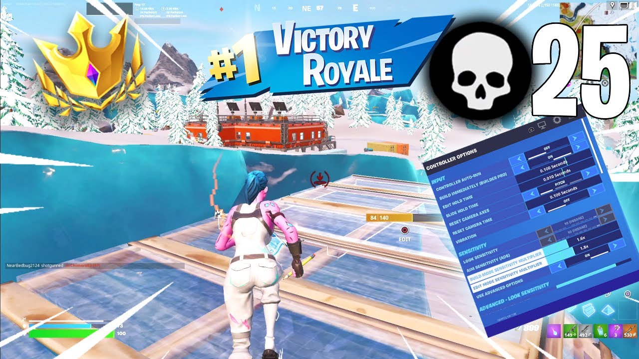 BEST Controller Fortnite Settings/Sensitivity! Xbox/PS4 Fortnite ...