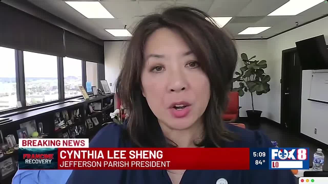President Cynthia Lee Sheng shocked Jefferson Parish didn't make FEMA's ...