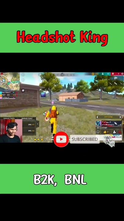 Headshot king b2k, bnl #freefire #mrtopugaming - YouTube