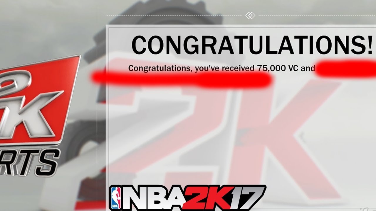 NBA 2K17 Free Locker Code (75k VC) Giveaway ⋆#NBA2K17⋆ 🔥💰💸💶 - YouTube