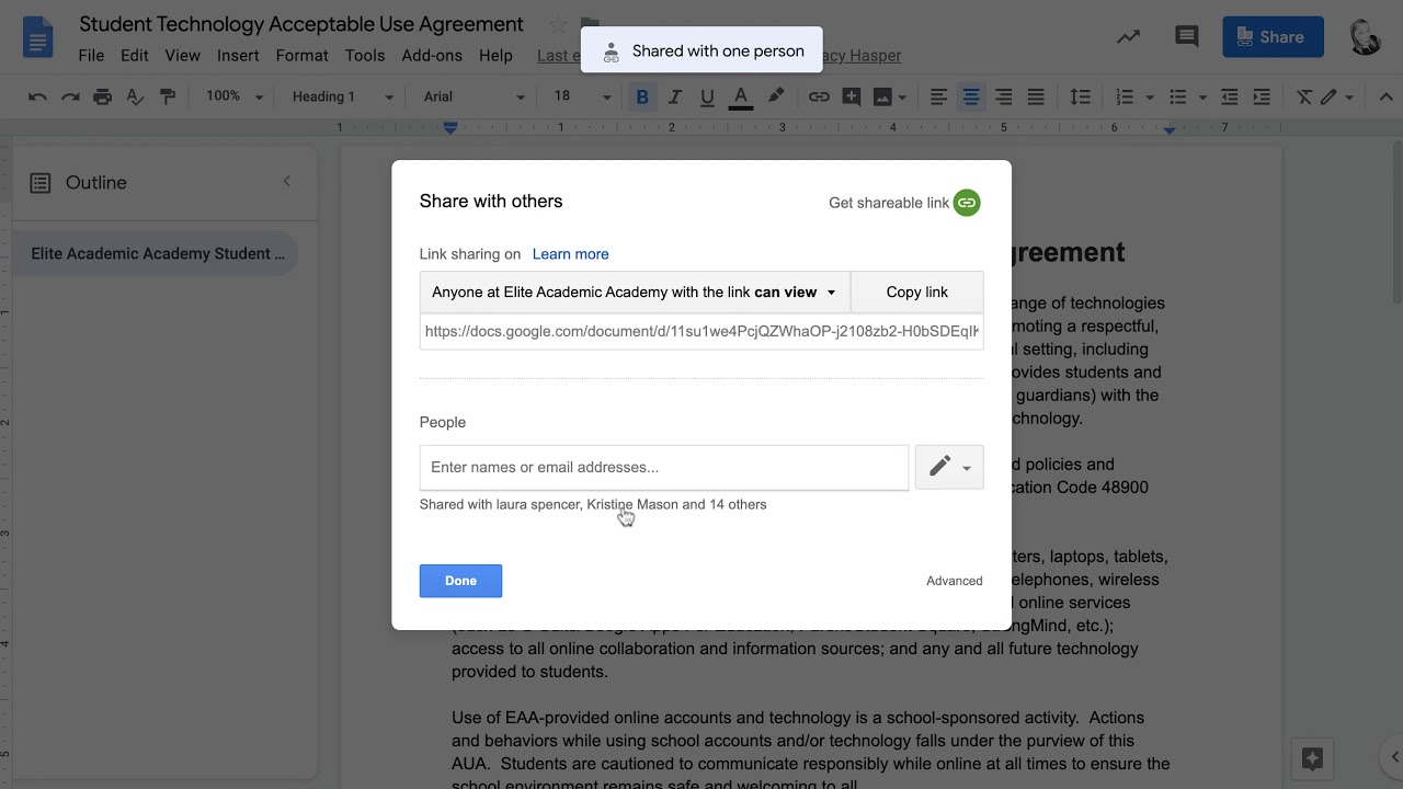 Setting Expiration Dates on Google Drive Collaboration - YouTube
