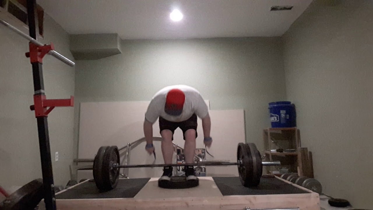 Paused Deficit Deadlift | 455 lbs - YouTube