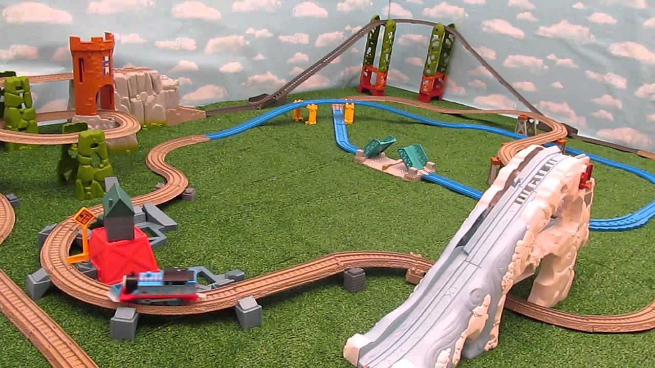 Thomas & Friends Trackmaster with Snow Plow on New Track 2 - YouTube