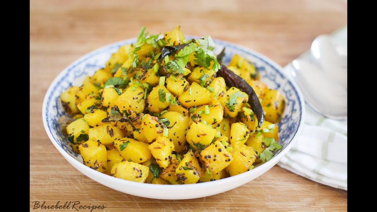 ALOO FRY / EASY POTATO FRY / VEGAN RECIPE - YouTube