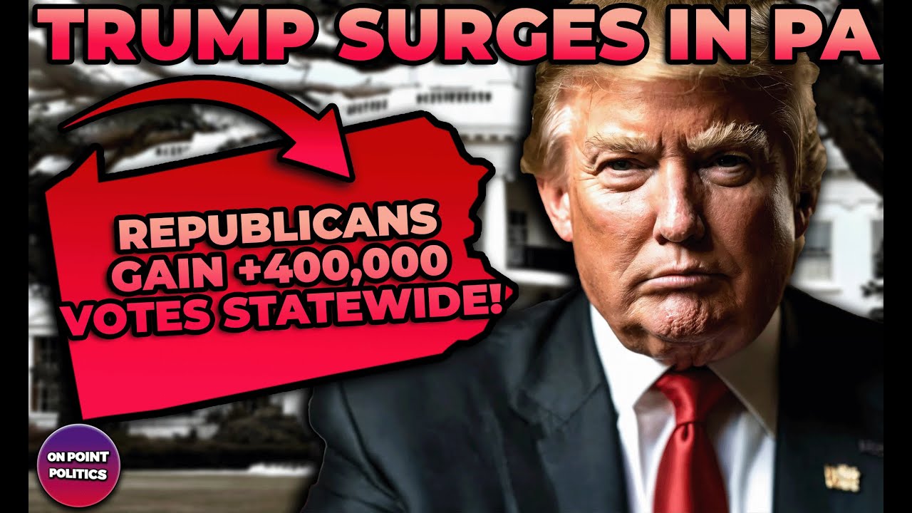 TRUMP SURGES IN PENNSYLVANIA...(2024 MAP PROJECTION) - YouTube