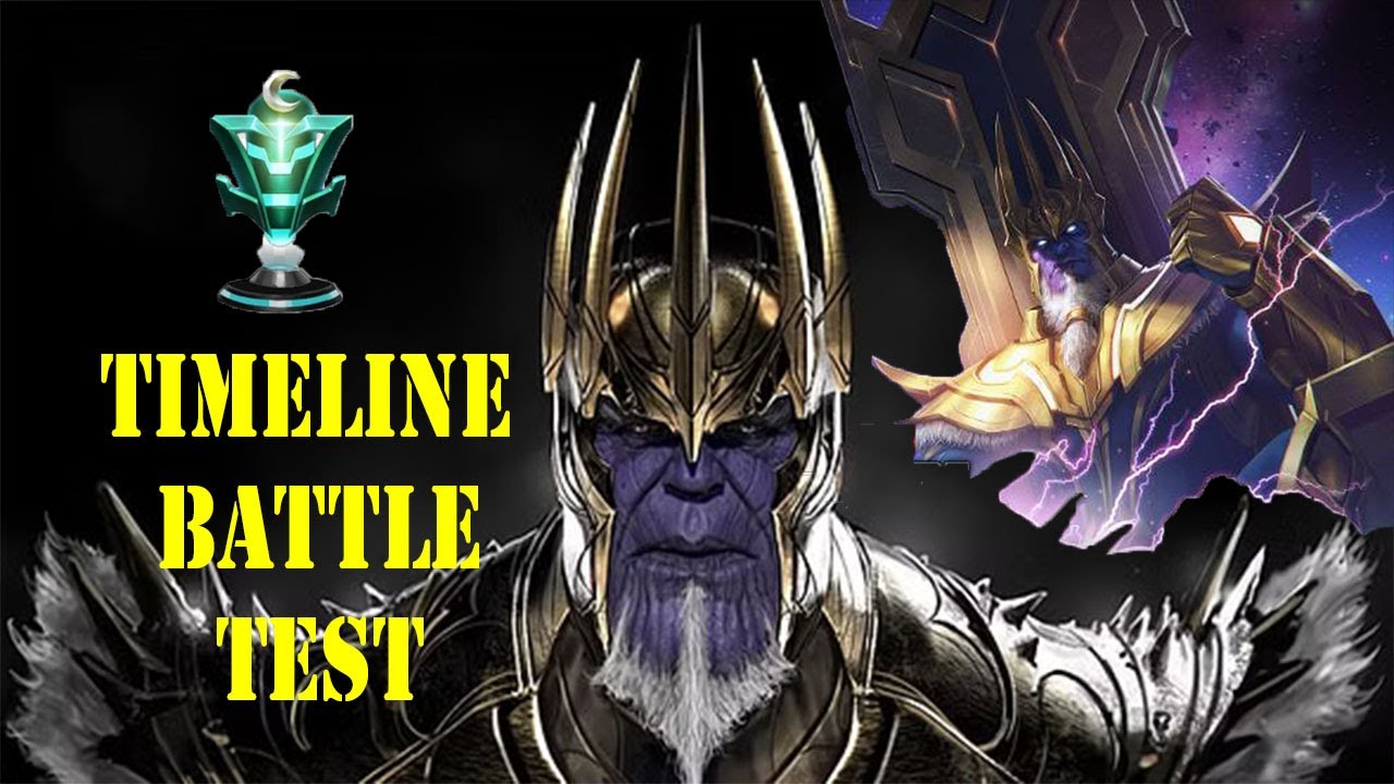 Thanos Wins Timeline Battle test | Marvel Future Fight - YouTube