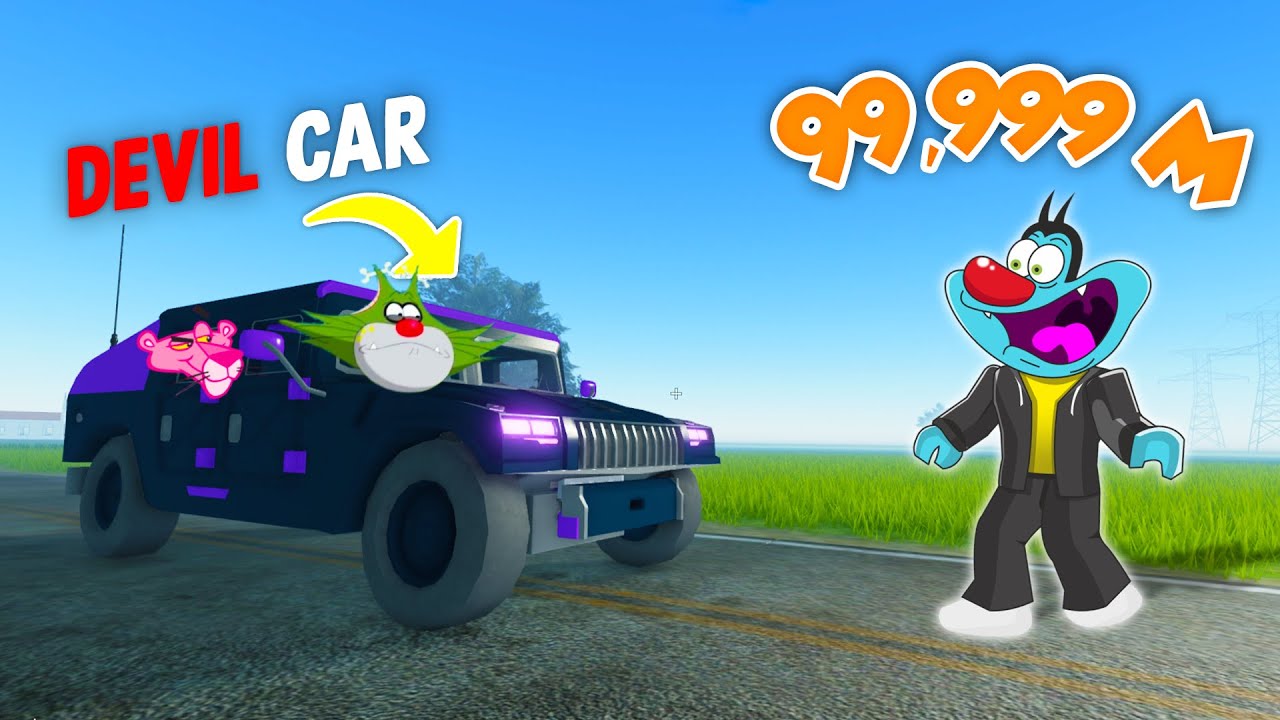 WE DOING NEW TRIP ON NEW DEVIL CAR IN DUSTY ROAD in Roblox (SECRET 99 ...