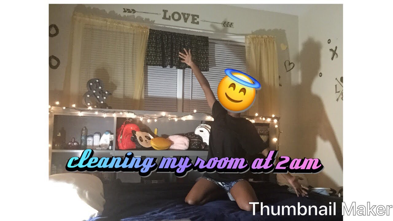 Cleaning my room at 2am - YouTube