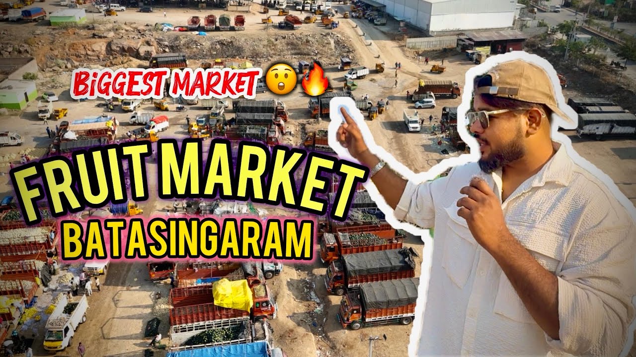 🥭"Batasingaram Fruitmarket"😍Hyderabad Biggest Fruit market #telangana # ...