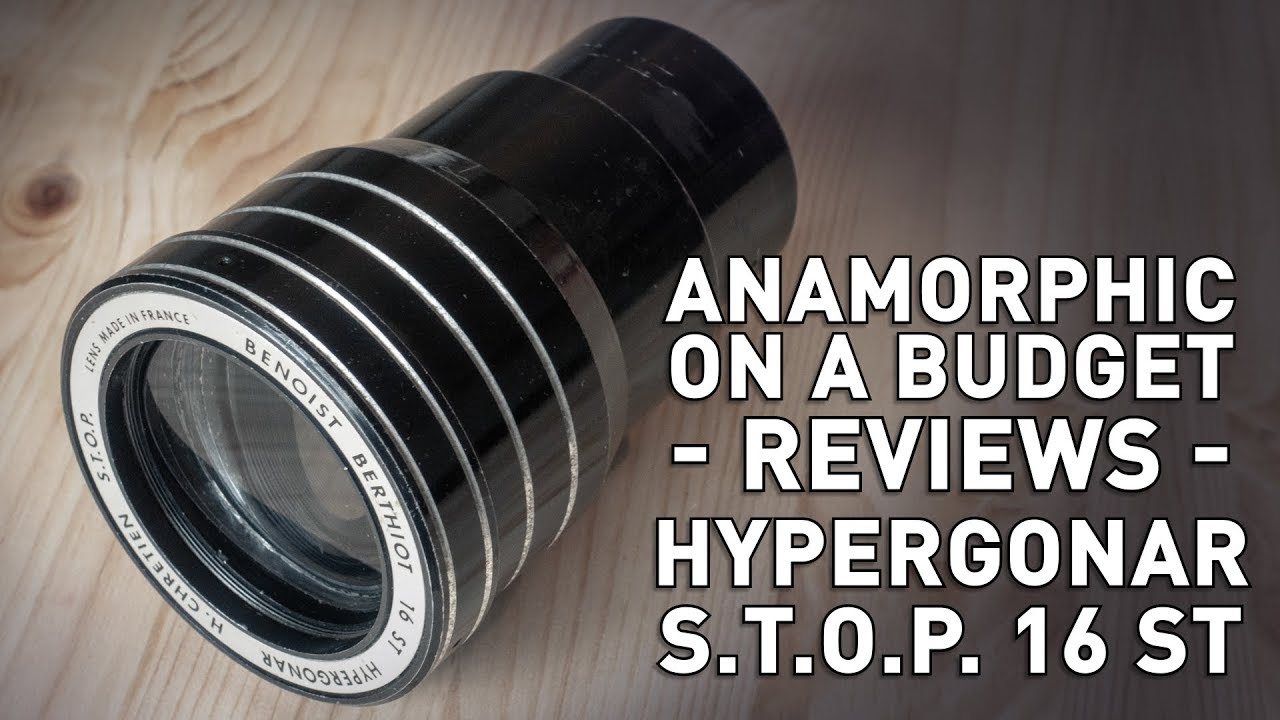 Hypergonar S.T.O.P. 16 ST - Vintage 2x Anamorphic Lens Review - YouTube