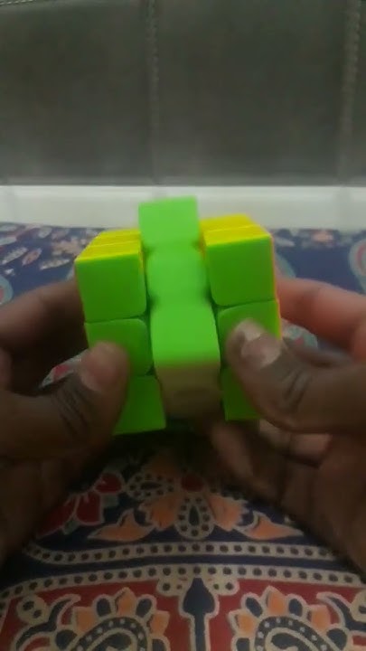 Learn how to make dot pattern in 3×3 rubix cube #speedcubing #cubing #rubikscube #cube #viral ...