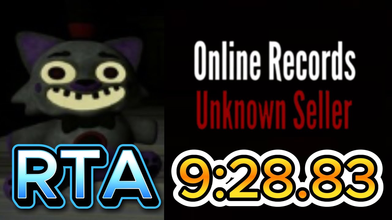 【RTA】Online Records Unknown Sellerを9分28秒でクリア ※解説あり？【ホラーゲーム】 - YouTube
