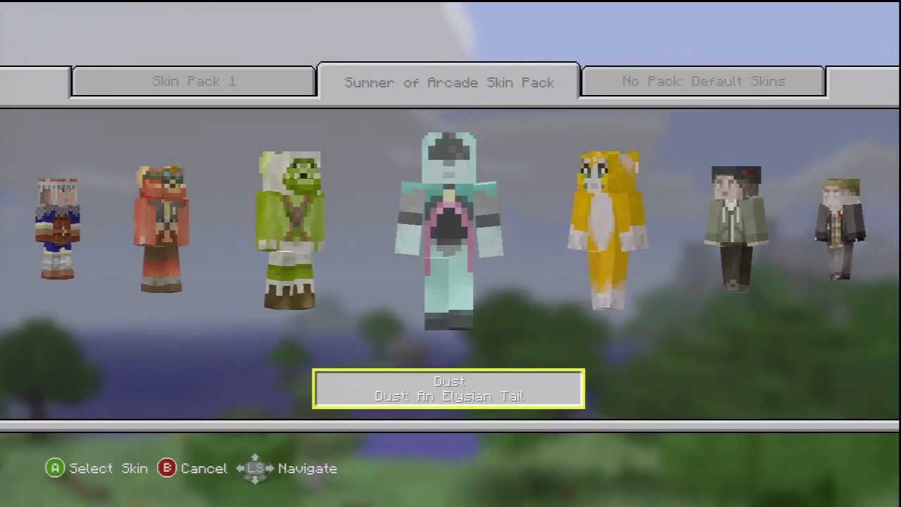 Minecraft: Xbox 360 Edition - Summer of Arcade Skin Pack - YouTube