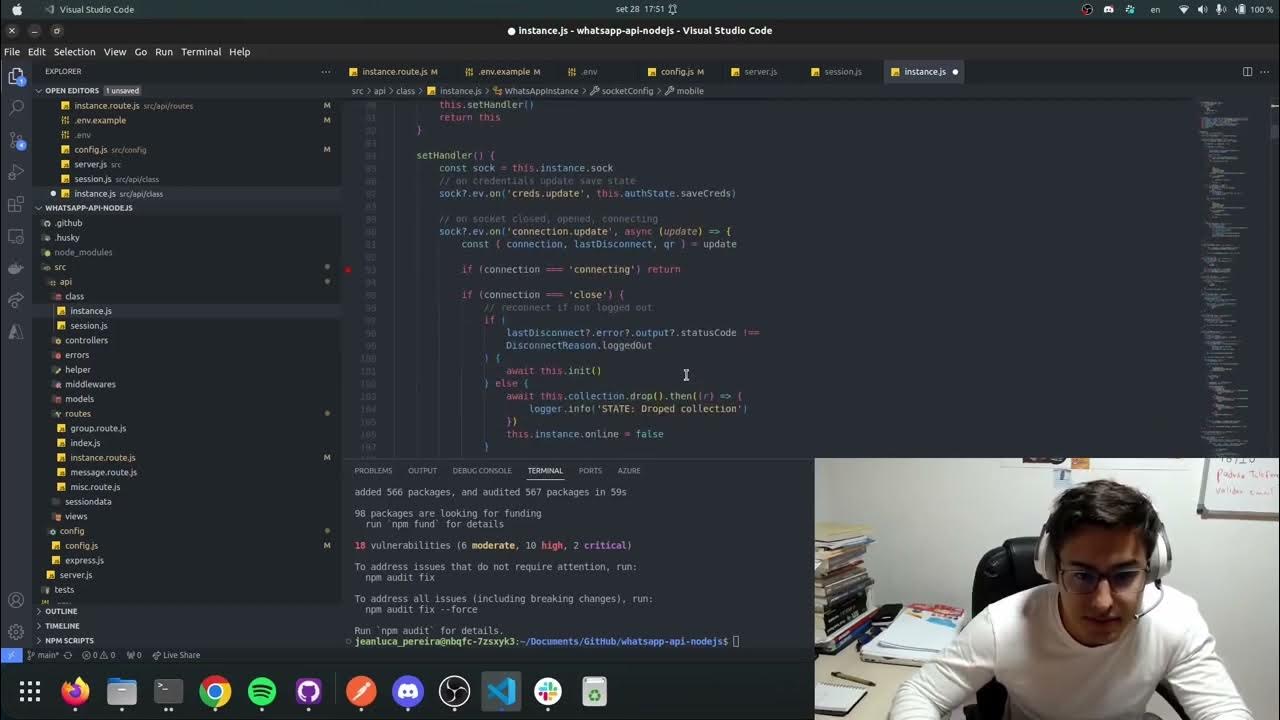 Implementando o login com numero do telefone e abrindo um PR - YouTube