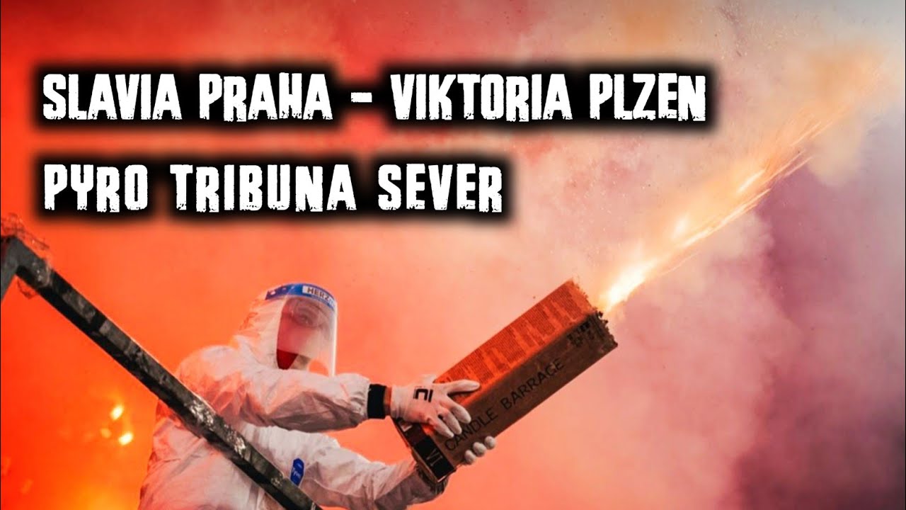 Slavia Praha - Viktoria Plzeň | Ultras Slavia Prague Pyro Atmosphere ...