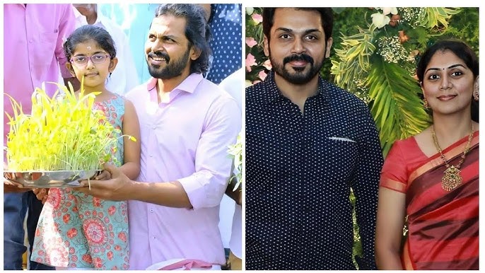 Actor Karthik Muthuraman Family Photos