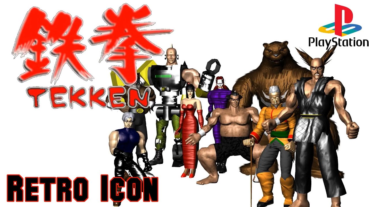 Tekken 1 - Gameplay of All Boss Characters - YouTube