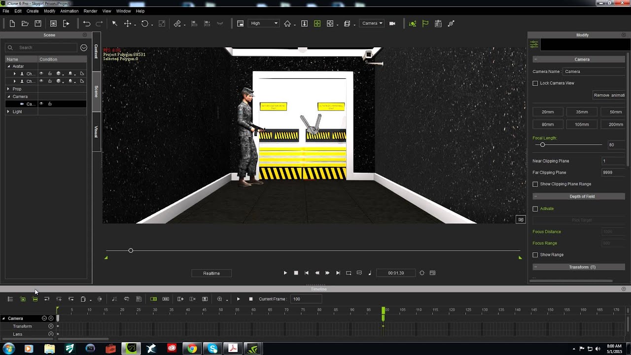 How to do a Vertigo Shot for iClone - YouTube