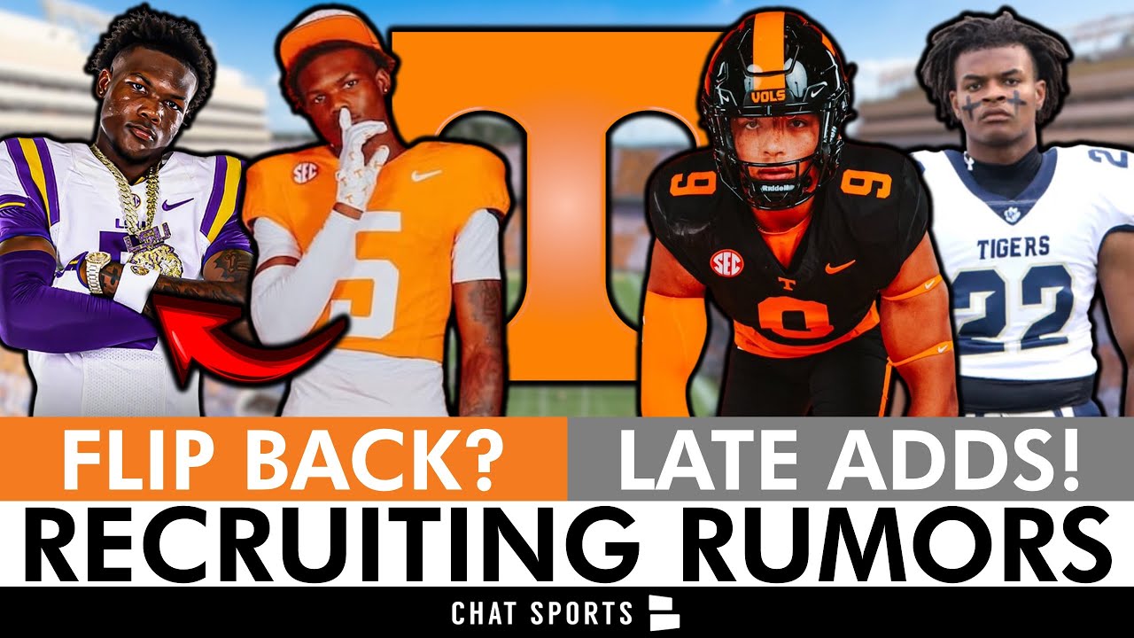 Tennessee Football Recruiting Rumors Before Early Signing Day ft ...