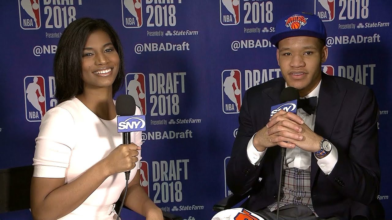 WATCH: Taylor Rooks chats with Knicks draft pick Kevin Knox - YouTube