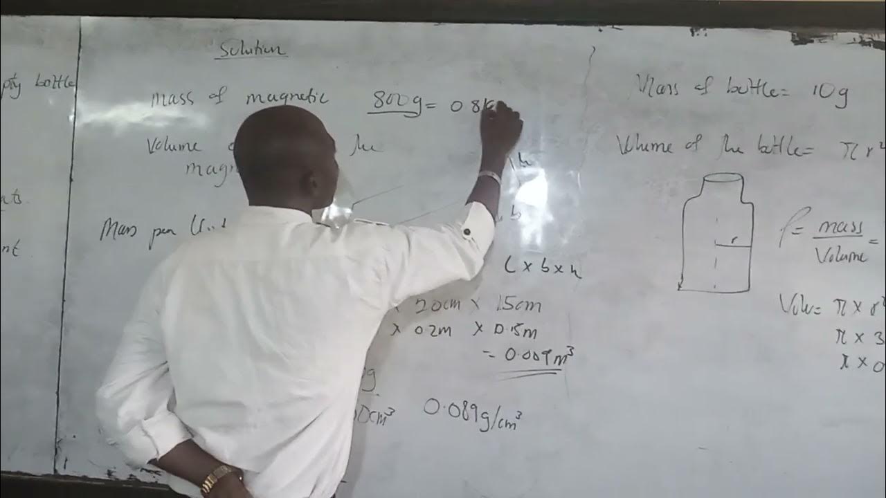 Density Calculation, Why object sinks and floats - YouTube