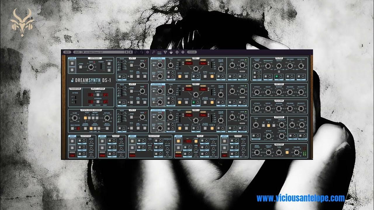 80's Synth Presets for Cherry Audio Dreamsynth - I Saw A Dream walkthrough Vicious Antelope ...