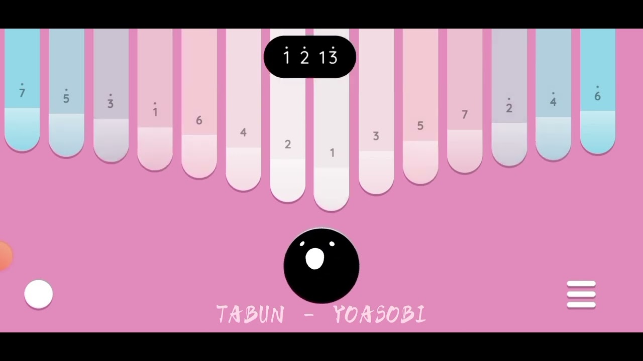 TABUN - YOASOBI | KEYLIMBA EASY TAB | KEYLIMBA TUTORIAL - YouTube