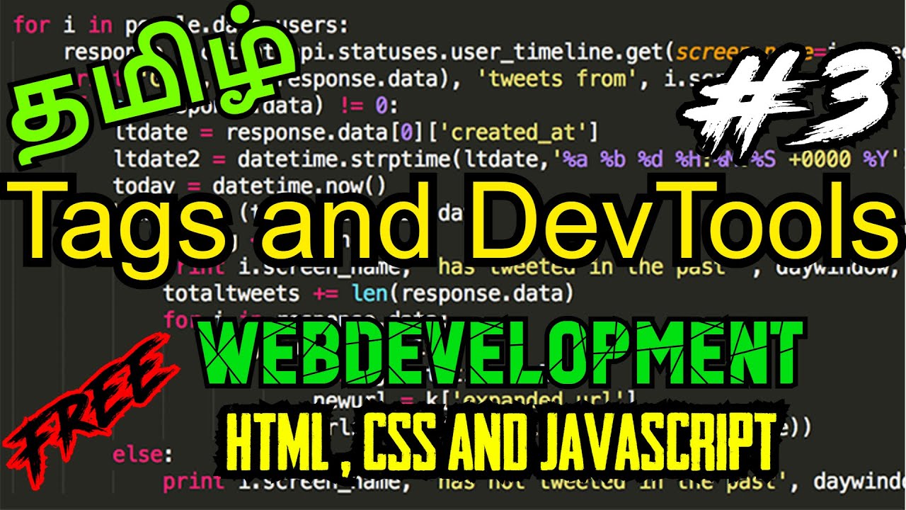 3 Some Tags And Chrome Dev Tools Webdevelopment Course Codinganna Youtube
