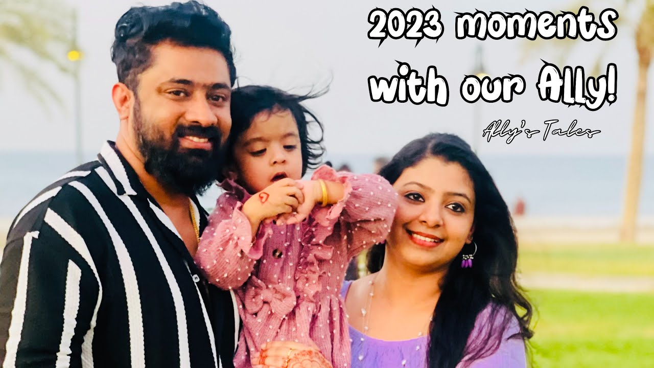 Precious moments with our Ally ️Happy new year to youtube fam from Ally ...