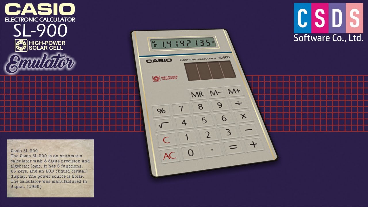 Casio SL-900 Emulator and Free Download (Freeware) - YouTube