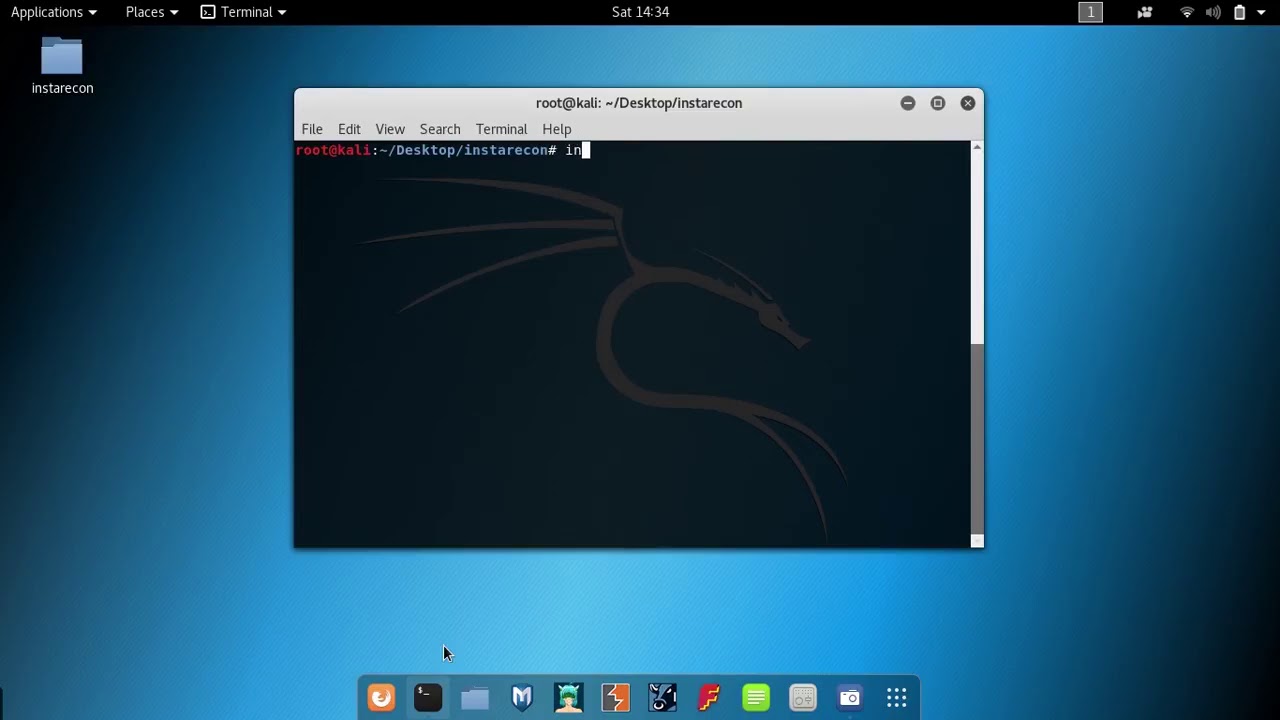 Kali Linux InstaRecon - YouTube
