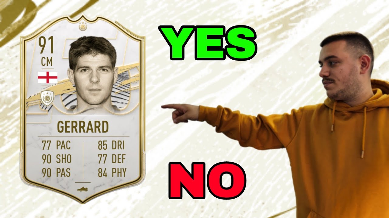 91 GERRARD PRIME ICON PLAYER REVIEW! FIFA 21 ULTIMATE TEAM - YouTube