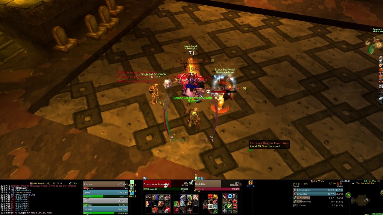 Lava Run BRD - Elysium, Zeth'Kur Vanilla WOW 1440p - Undead Warrior ...