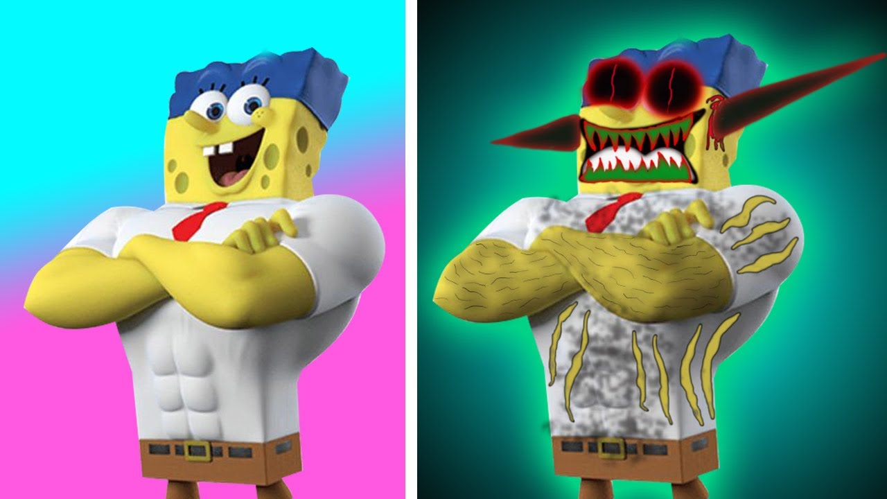 Spongebob Squarepants Movie HeroPants Characters As Horror/Monster ...