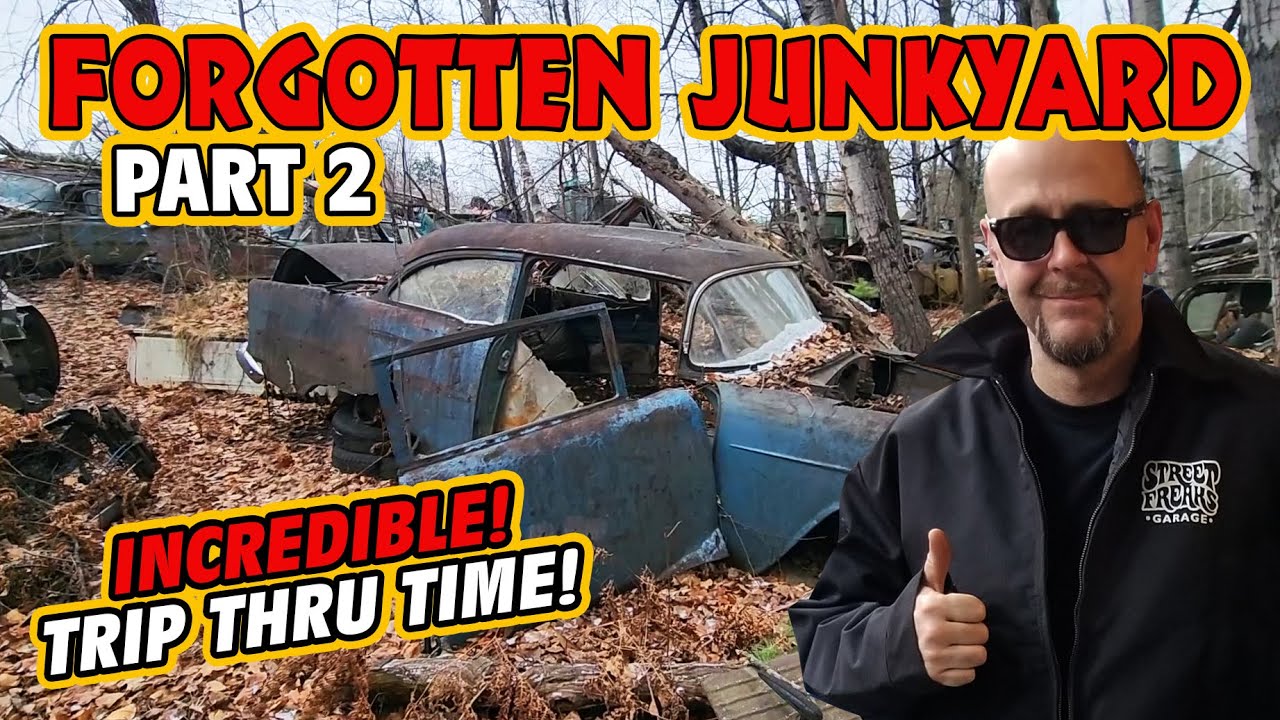 MASSIVE FORGOTTEN JUNKYARD (PART 2) #streetfreaksgarage #junkyard # ...