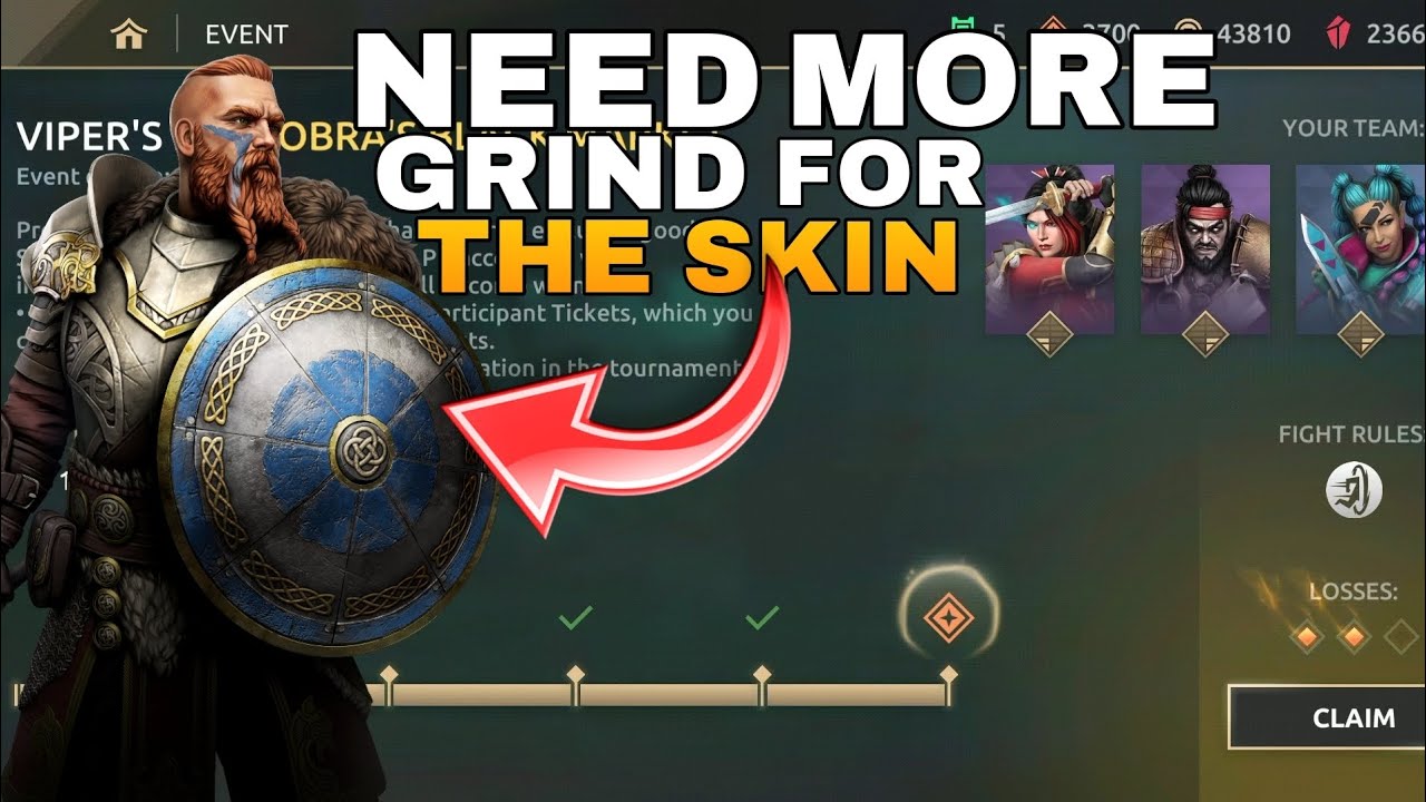 Complete Event |VIPER'S PIT COBRA'S BLACK MARKET| shadow fight 4 arena ...